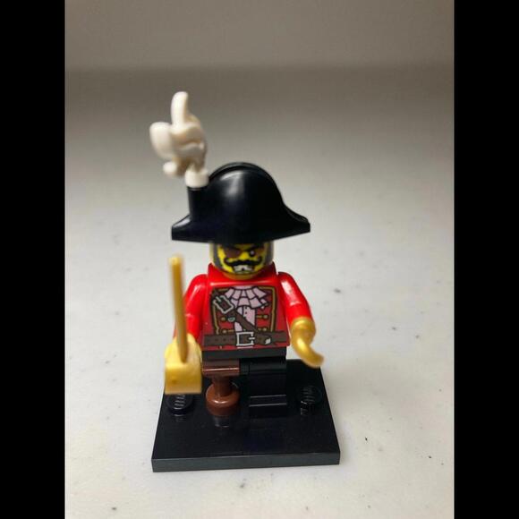 Lego | Toys | Lego Pirate Captain Peg Leg Series 8 Minifigure New ...